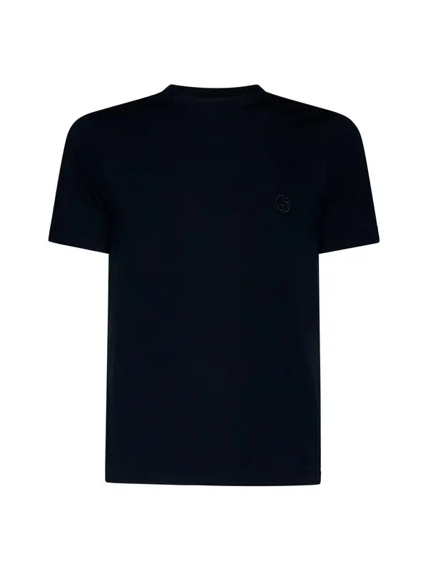 Giorgio Armani Icon T-shirt In Jersey