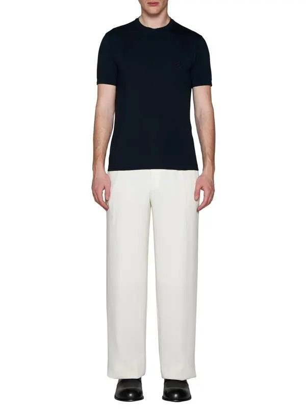 Giorgio Armani Icon T-shirt In Jersey