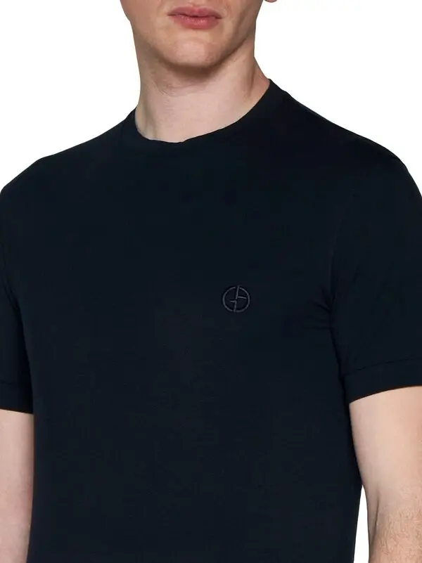 Giorgio Armani Icon T-shirt In Jersey