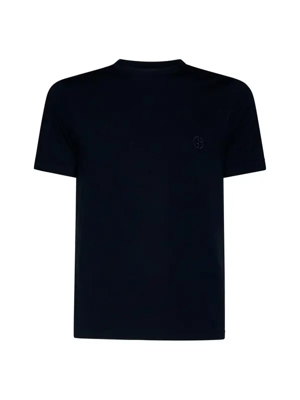 Giorgio Armani Icon T-shirt In Jersey