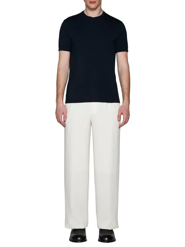 Giorgio Armani Icon T-shirt In Jersey