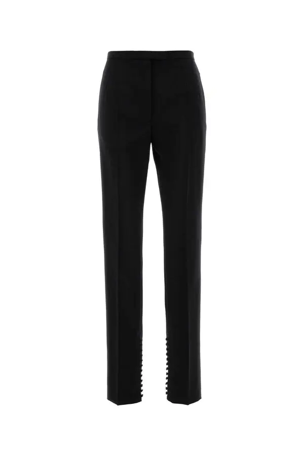 Dries Van Noten Wool Blend Pandoris Pant - Black