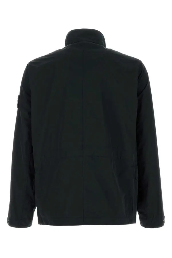 Stone Island Polyester Jacket - Black