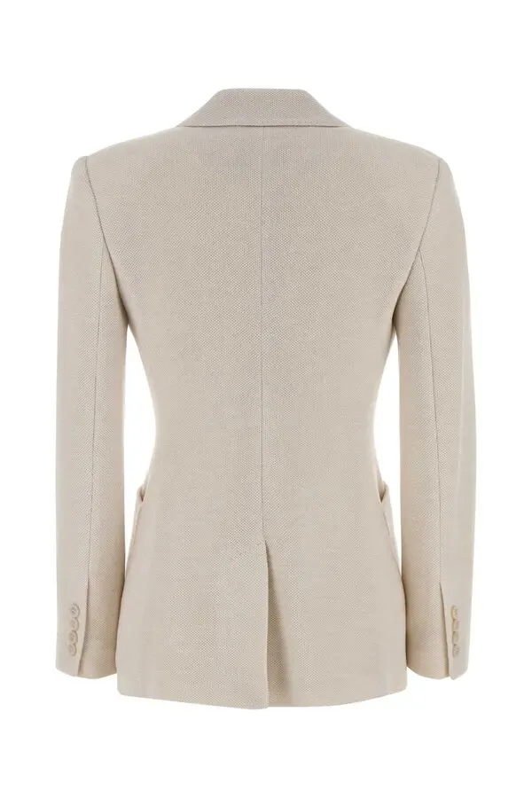 Max Mara Sand Jersey Utilitia Blazer