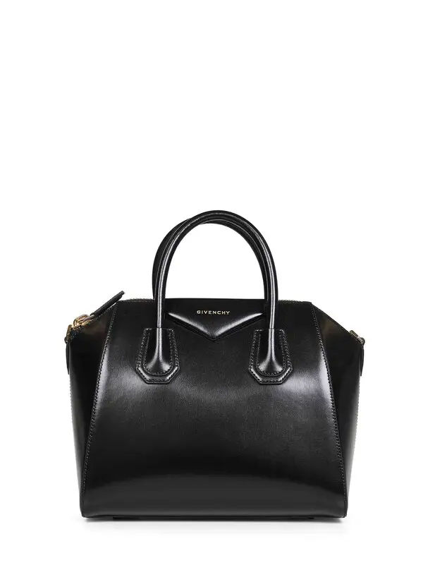 Givenchy Antigona Small Handbag In Black Box Calf Leather - Multicolor