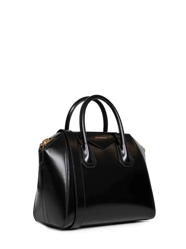 Givenchy Antigona Small Handbag In Black Box Calf Leather - Multicolor