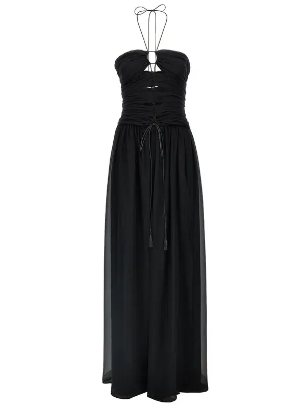 TOM FORD Silk Dress With Cut-out Detail