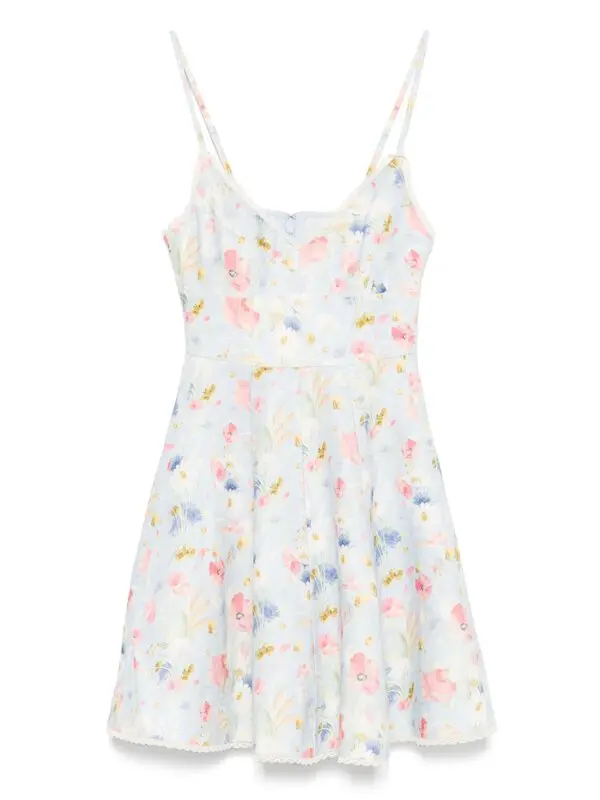 Zimmermann Lucky Linen Mini Dress