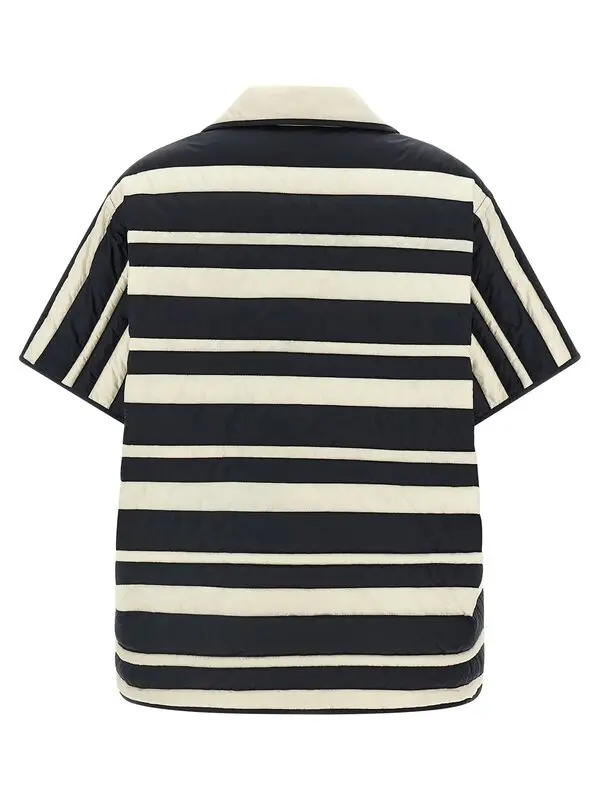 Moncler Striped Technical Fabric Shirt