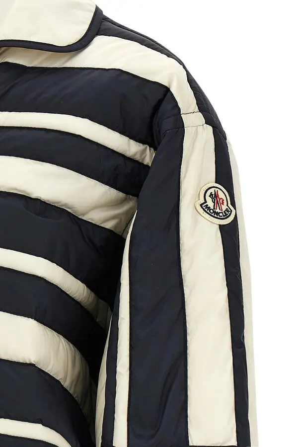 Moncler Striped Technical Fabric Shirt