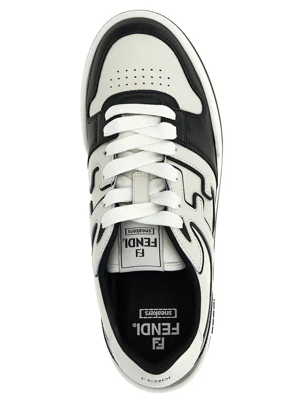 Fendi Match Leather Sneakers - Multicolor