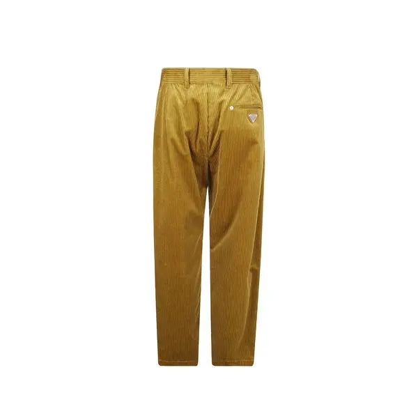Prada Pinwale Corduroy Trousers - Yellow