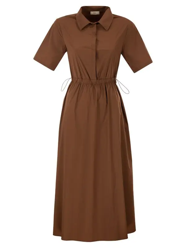 Herno Light Stretch Nylon Dress - Brown