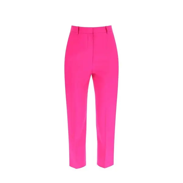 Alexander McQueen Classic Wool Trousers - Pink