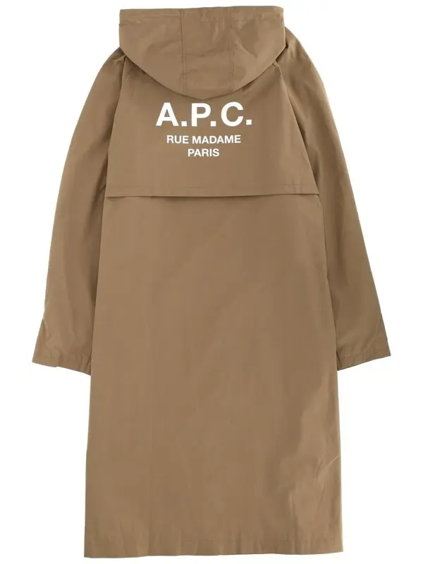 A.p.c. Hooded Trench Coat