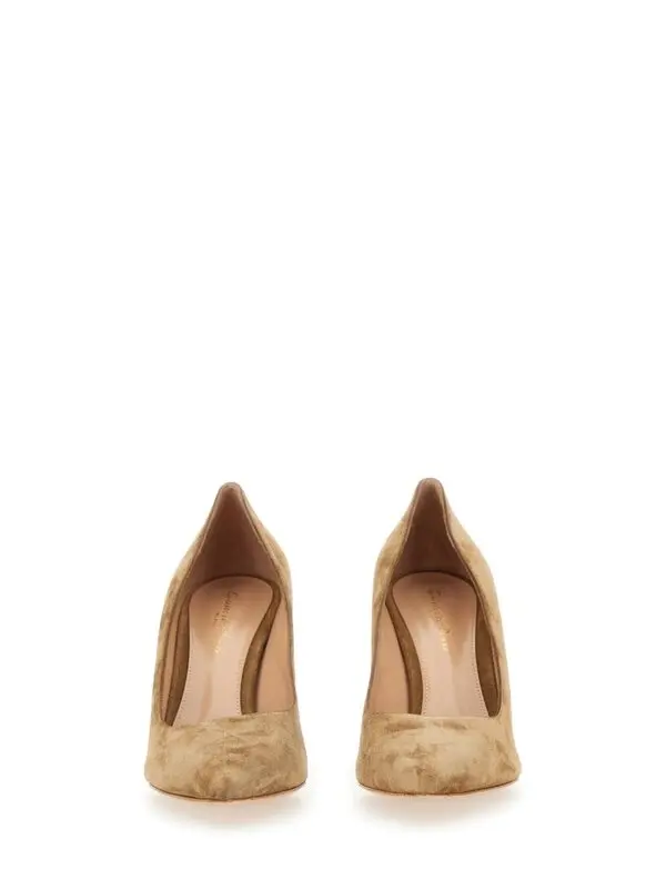 GIANVITO ROSSI Suede Leather Décolleté Pumps