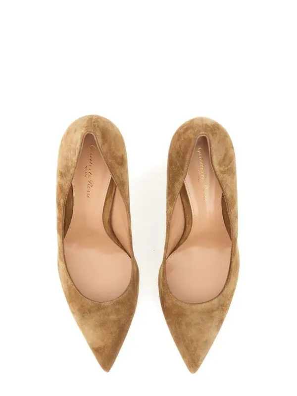 GIANVITO ROSSI Suede Leather Décolleté Pumps