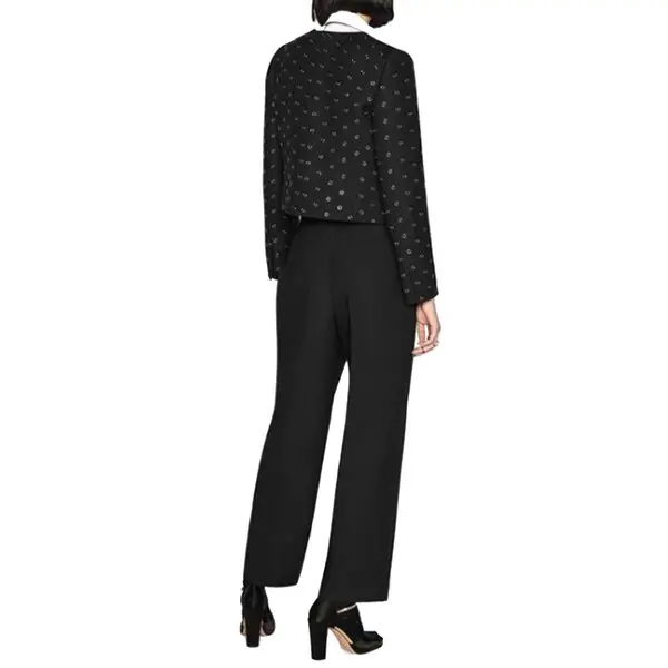 Dior Wool And Silk Blend Belted Trousers