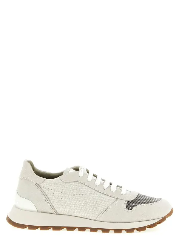 Brunello Cucinelli Monile Suede Sneakers - Green