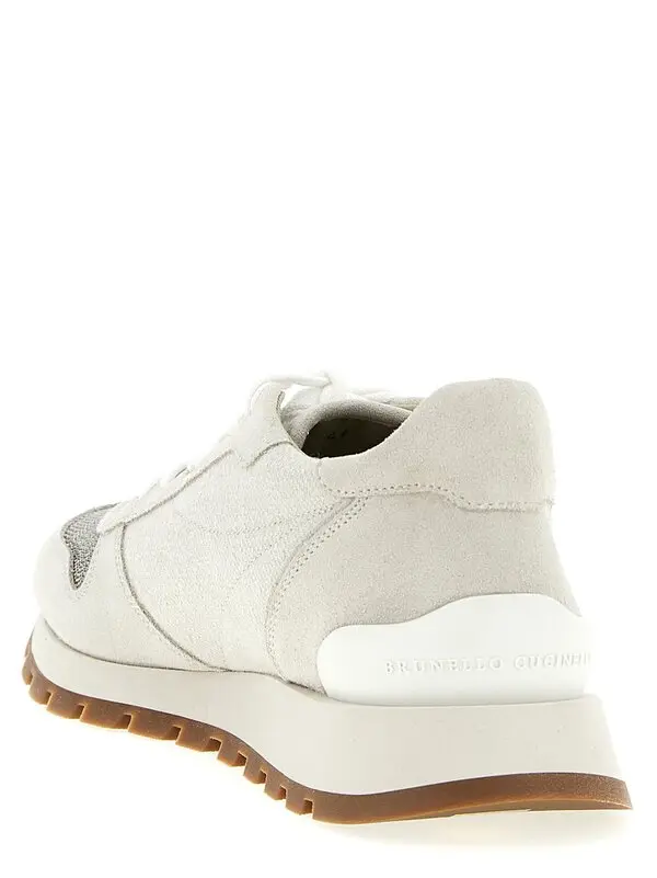 Brunello Cucinelli Monile Suede Sneakers - Green