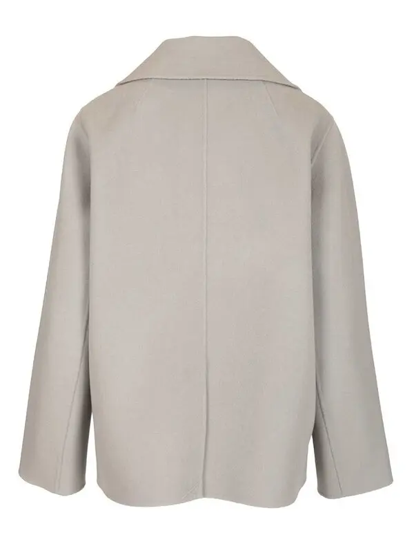 Max Mara Margot Wool Drap Jacket - Blue