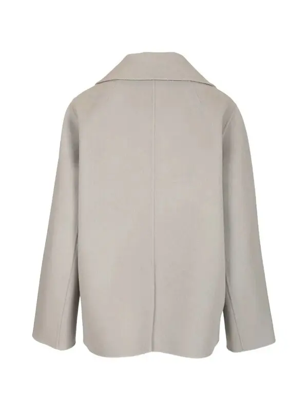Max Mara Margot Wool Drap Jacket - Blue