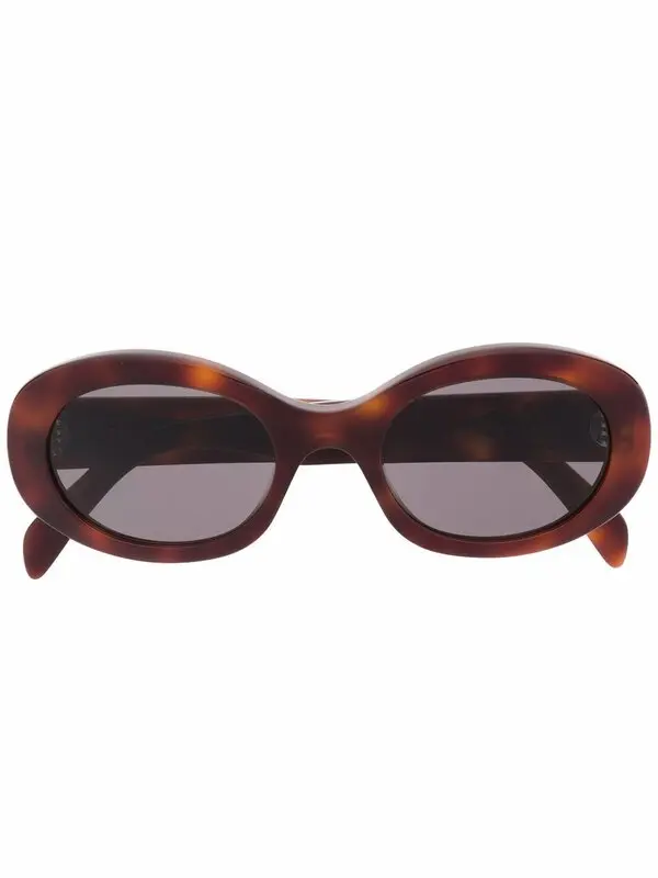 Celine Triompe 01 Oval Sunglasses - Multicolor