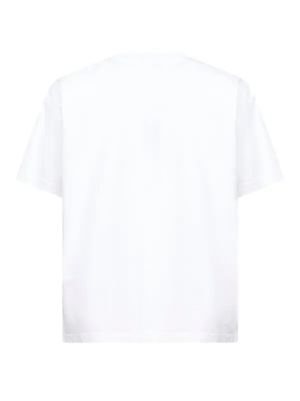 Stone Island White Jersey Logo Patch T-shirt