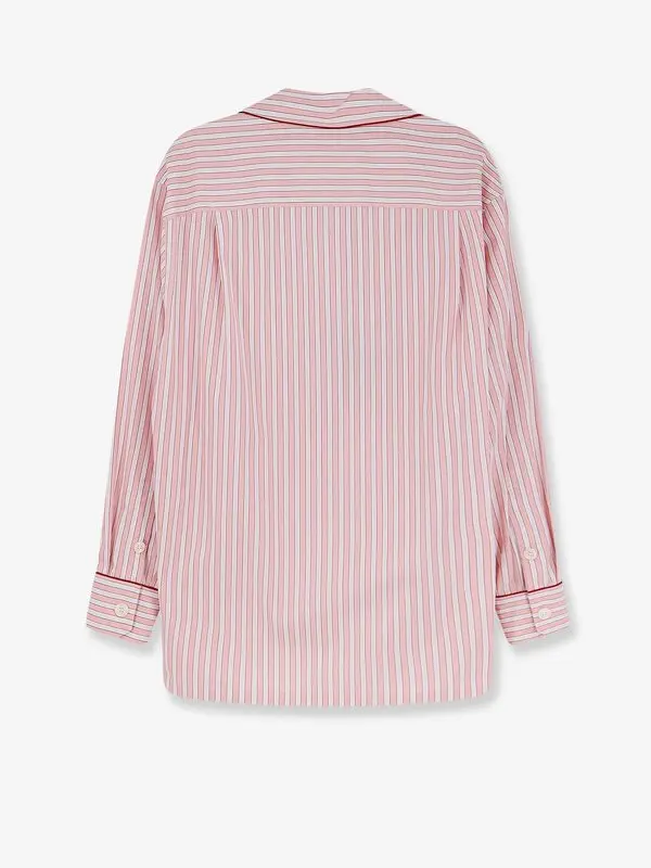 Dolce & Gabbana Striped Cotton Pajama Shirt
