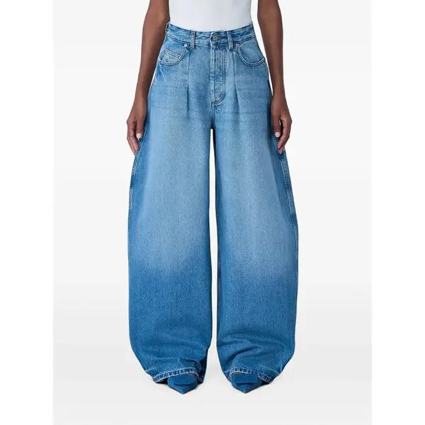 Jacquemus Light Denim Wide-leg Jeans - Blue