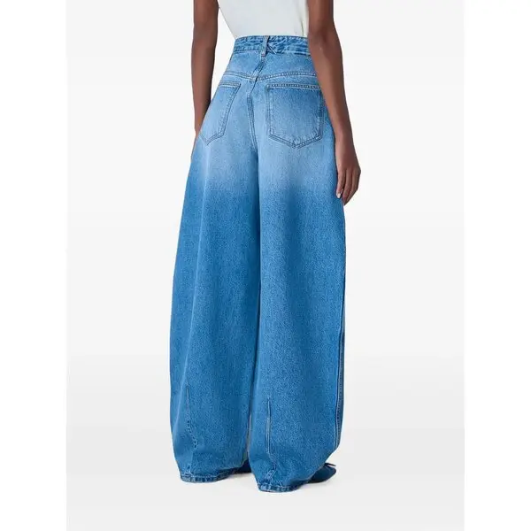 Jacquemus Light Denim Wide-leg Jeans - Blue