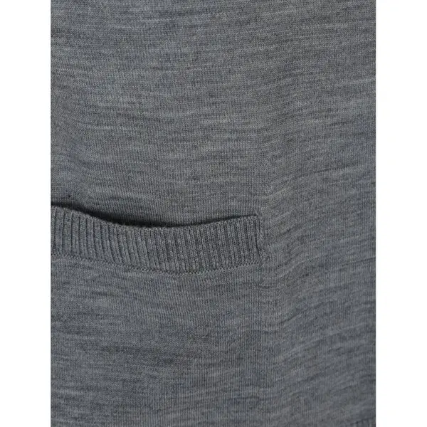 Thom Browne Wool Cardigan - Gray