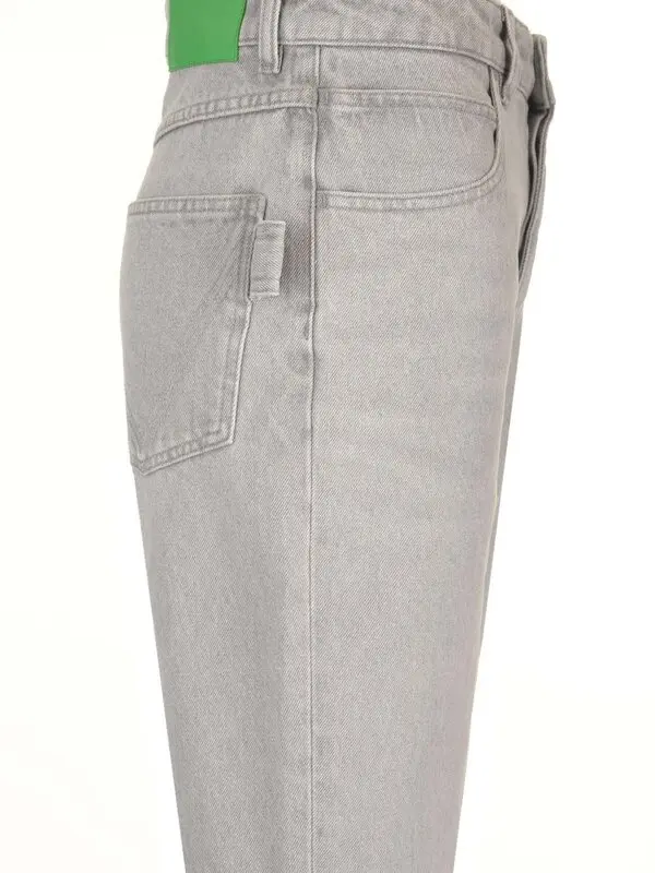 Bottega Veneta Boot Cut Jeans In Light Washed Denim