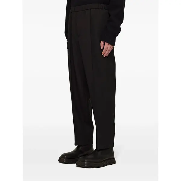 JIL SANDER Tailored Wide-leg Trousers - Black