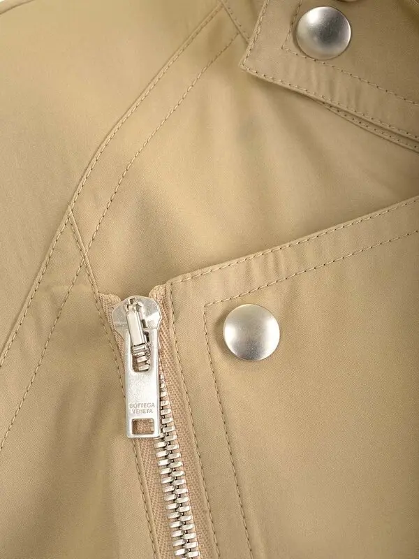 Bottega Veneta Sand Sahara Short Safari Jacket - Cream
