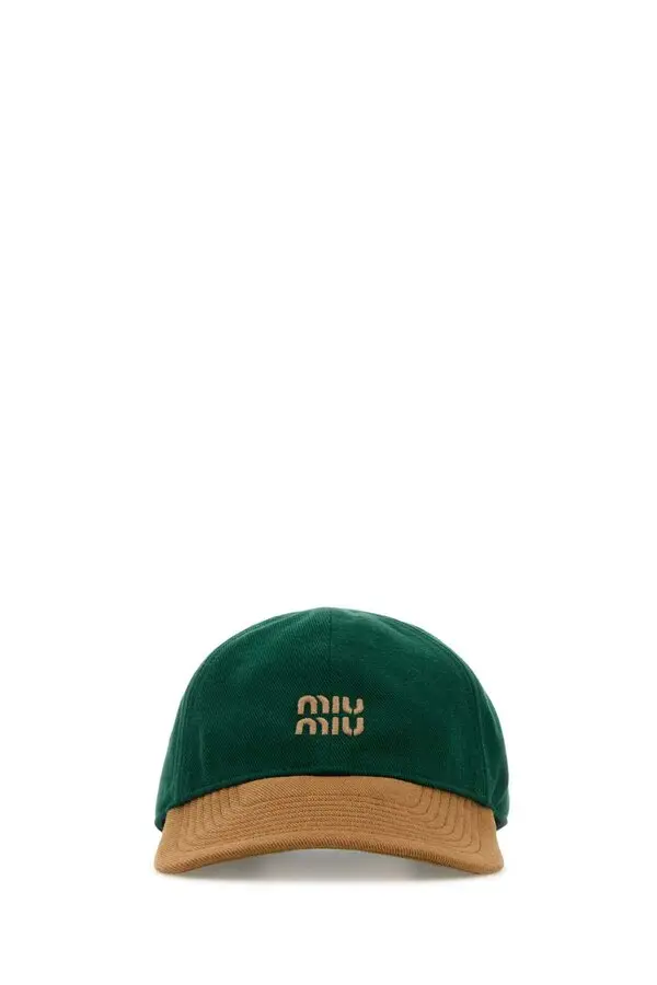 Miu Miu Two-tone Baseball Cap - Multicolor