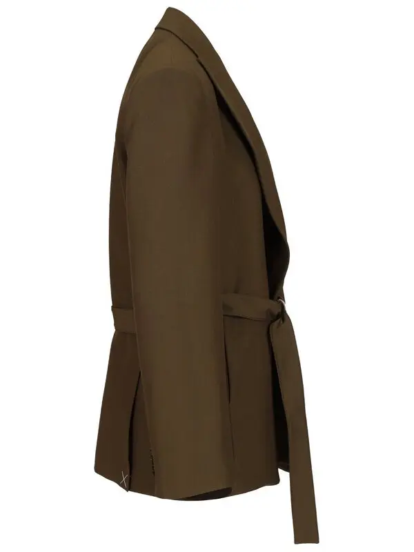 Loewe Tailored Belted Jacket With Notch Lapels