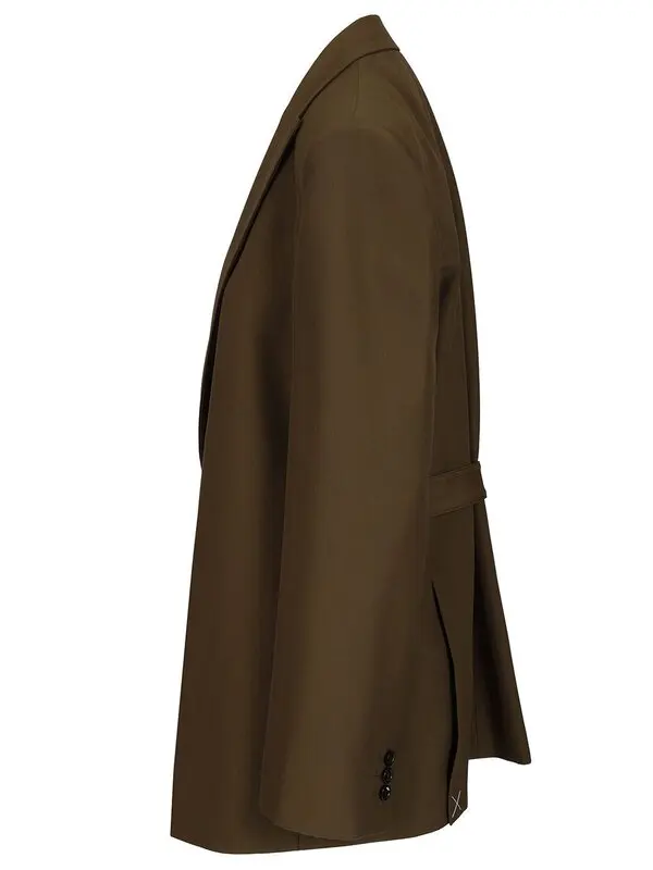 Loewe Tailored Belted Jacket With Notch Lapels
