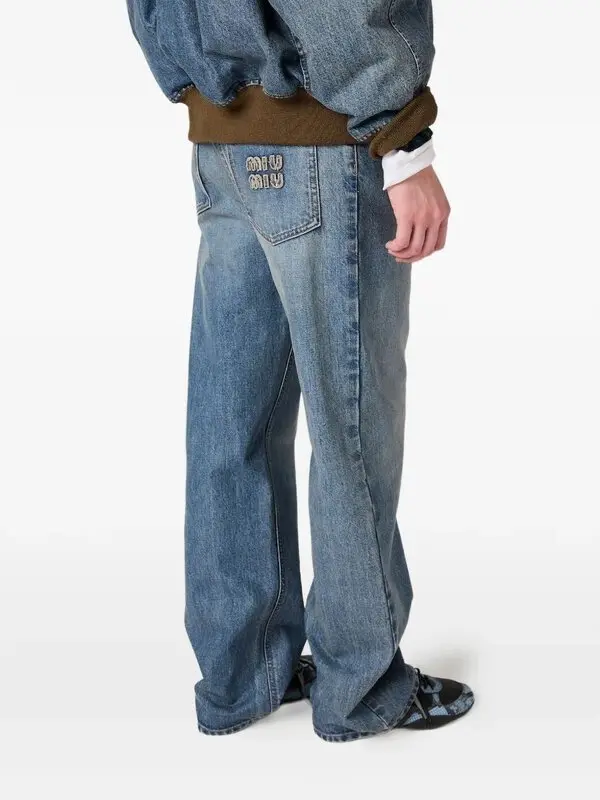 Miu Miu 5-pocket Jeans - Blue