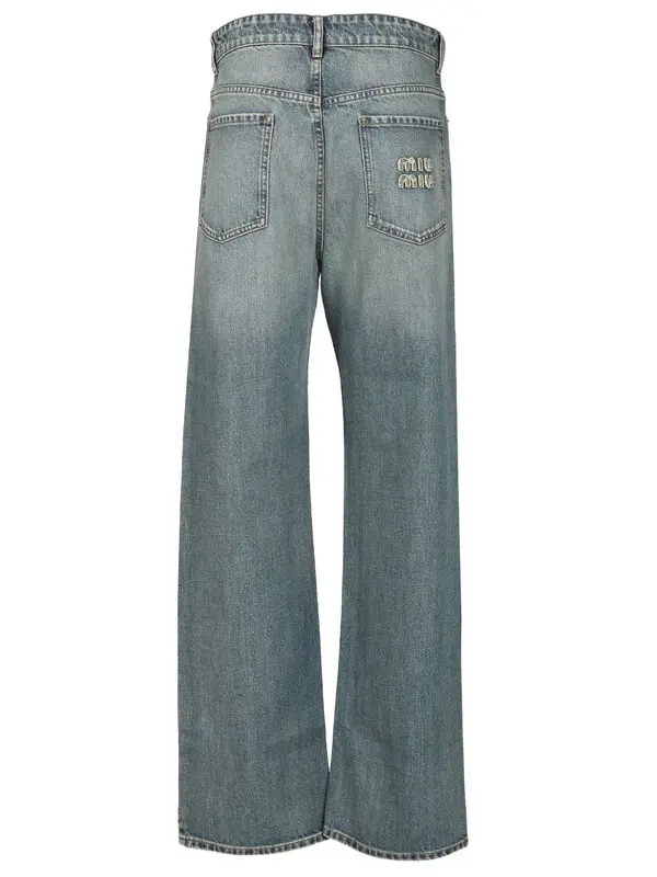 Miu Miu 5-pocket Jeans - Blue