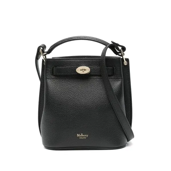 Mulberry Leather Mini Bag - Black