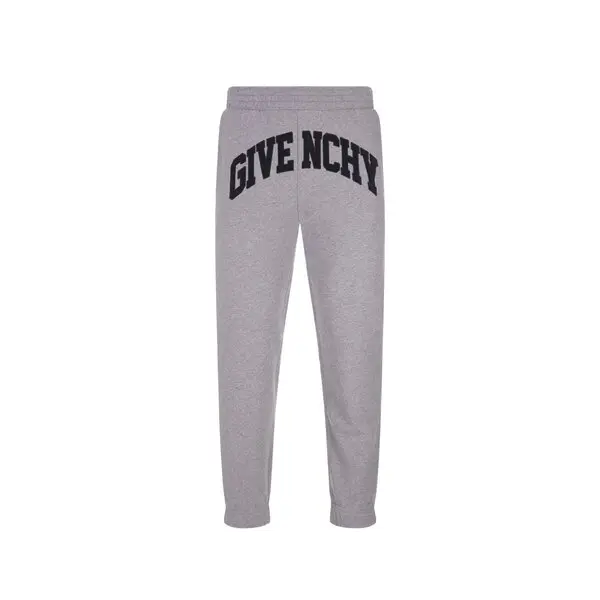 Givenchy Cotton Logo Sweatpants - Gray