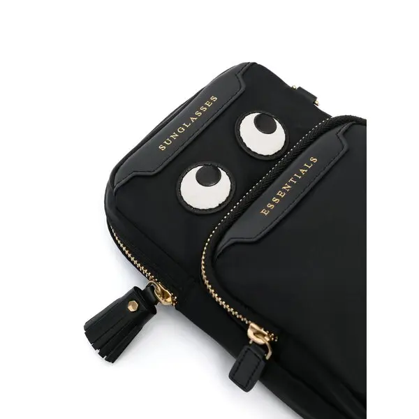 ANYA HINDMARCH Recycled Nylon Text Print Satchel Bag