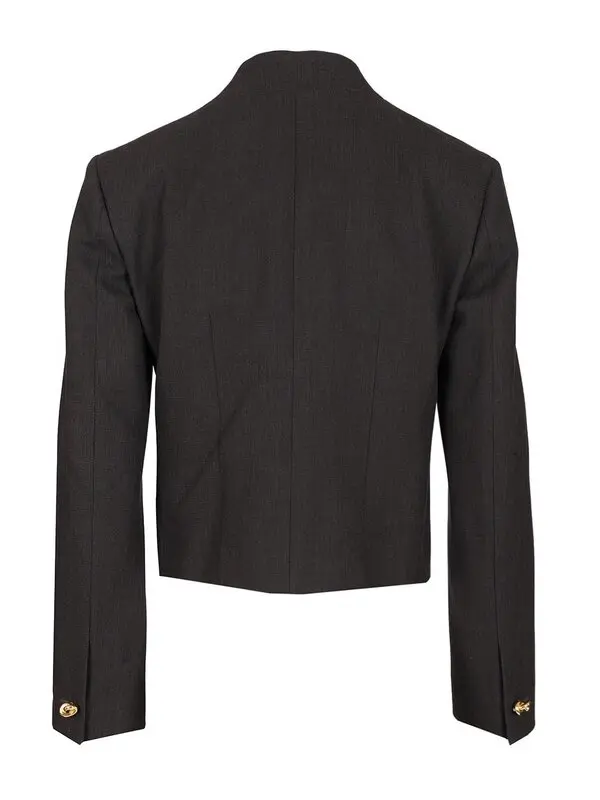 Bottega Veneta Lightweight Cotton Jacket With Knot Button Fastening