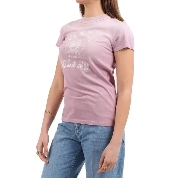 Prada Printed Logo T-shirt