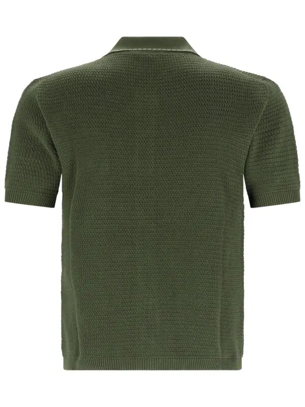 Versace Camicia In Maglia Di Cotone