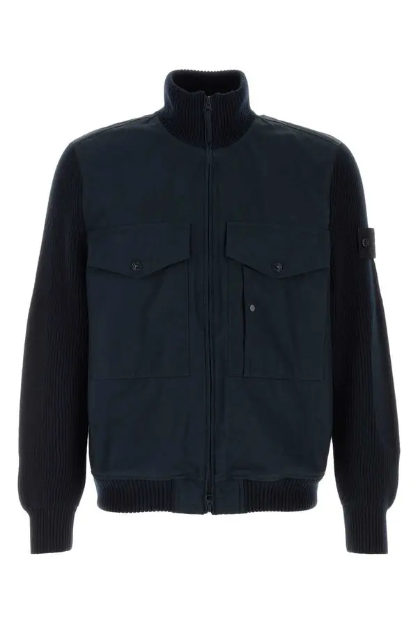 Stone Island Navy Cotton Jacket