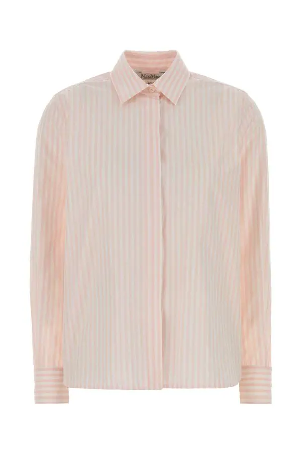 Max Mara Printed Poplin Accenni Shirt - Multicolor