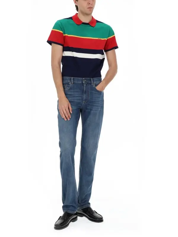 Versace In Cotton Denim - Blue