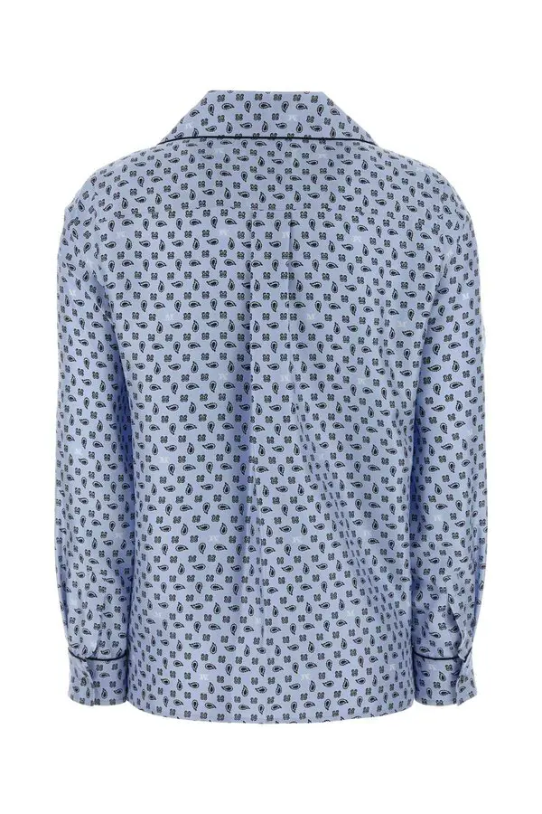 Max Mara Printed Silk Disco Shirt
